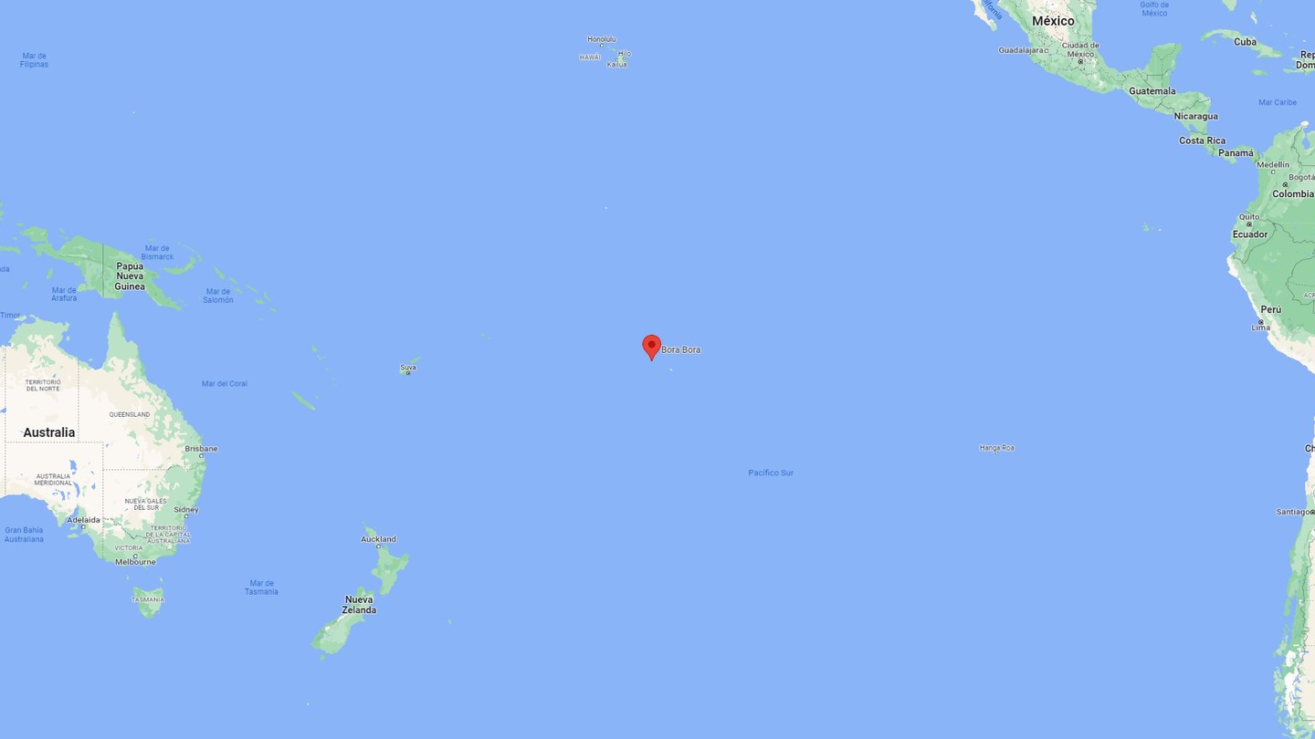 Dónde está Bora-Bora (Polinesia Francesa)